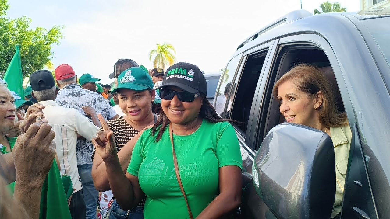 INGRID MENDOZA Y PRIM PUJALS EN SAMANA' LEONEL PRESIDENTE #noticias # ...