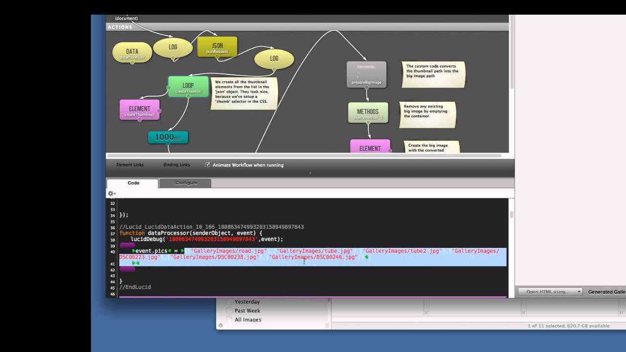 Lucid - Using JSON with Photo Gallery - YouTube