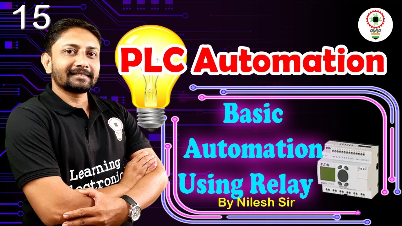 Relay connections| plc training | wiring of relay | relay setting ...