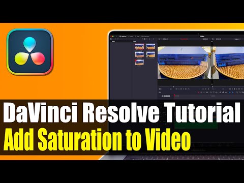 DaVinci Resolve Tutorial -  How To Add Saturation To Your Video | Add VIVID COLORS to VIDEO