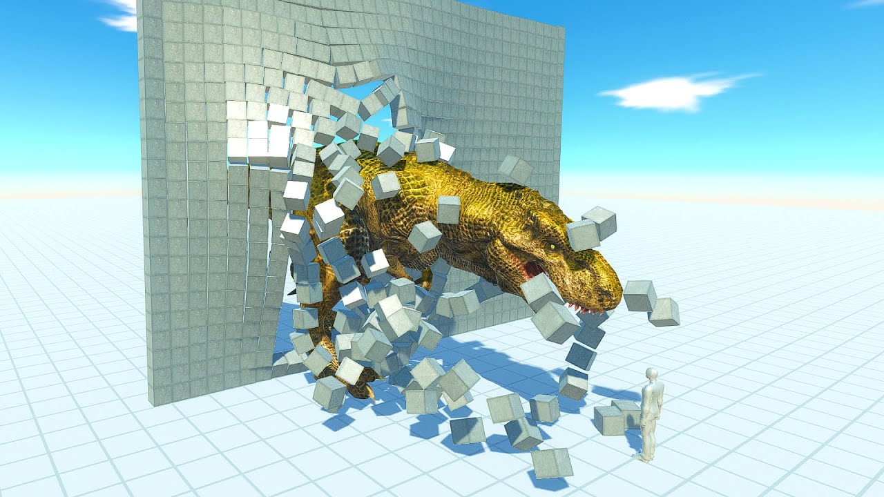 WHO CAN GO THROUGH THE WALL ?? - animal revolt battle simulator ...