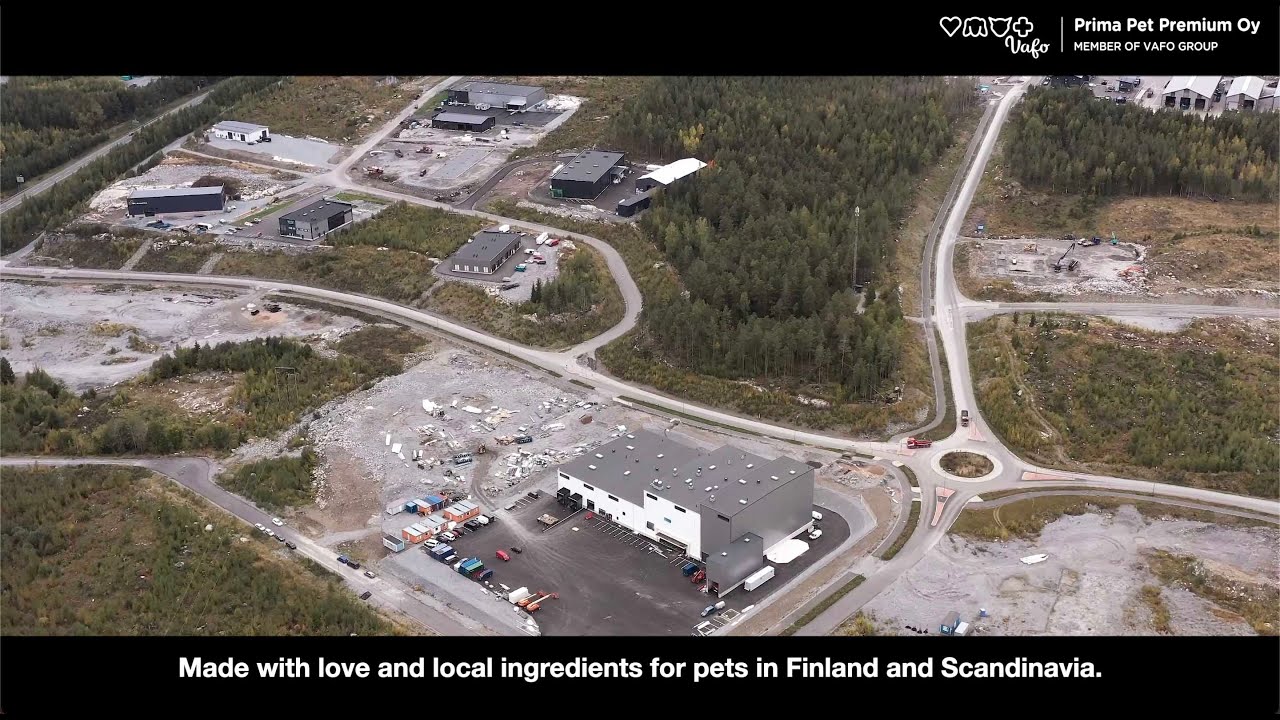 Lemmikkieläintuoteyritys Vafo Finland Oy:n uusi kuivaruoka tehdas ...