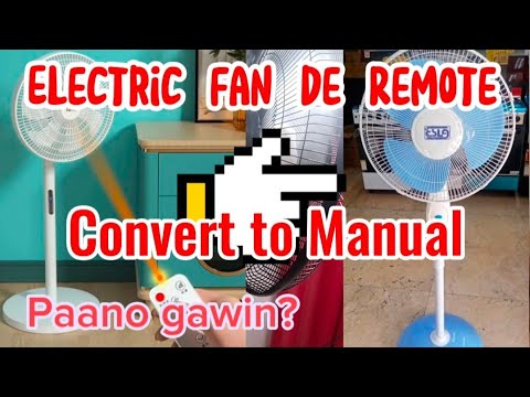 CONVERT TO MANUAL ELECTRIC FAN. PAANO GAWIN #trending #tutorial #viral ...