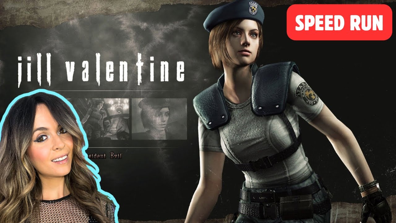 RESIDENT EVIL 1 - NORMAL MODE - JILL- SPEED RUN - YouTube
