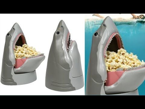 JAWS 50th Anniversary Bruce the shark Popcorn Bucket $45.00 - YouTube