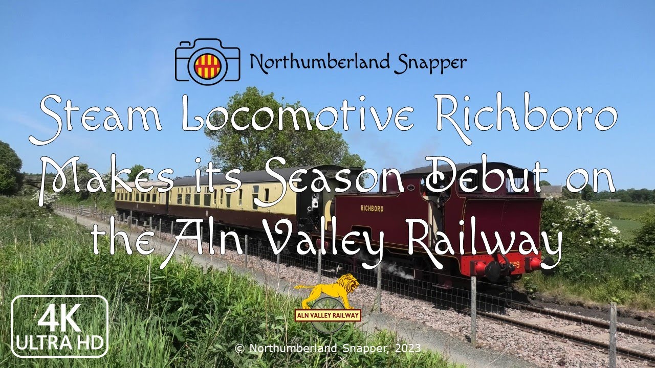 Steam Locomotive Richboro Makes its Season Debut on the Aln Valley ...