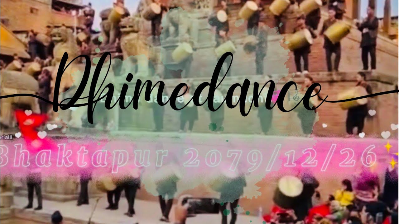 Bhaktapur yoh DHIME dance || newari culture of Nepal 🎼 || #dhimekhala ...