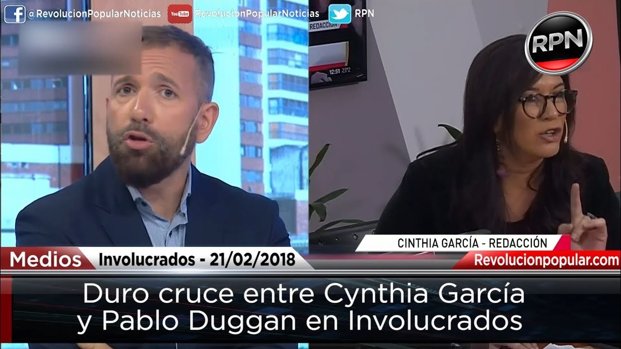 Duro cruce entre Cynthia García y Pablo Duggan - YouTube