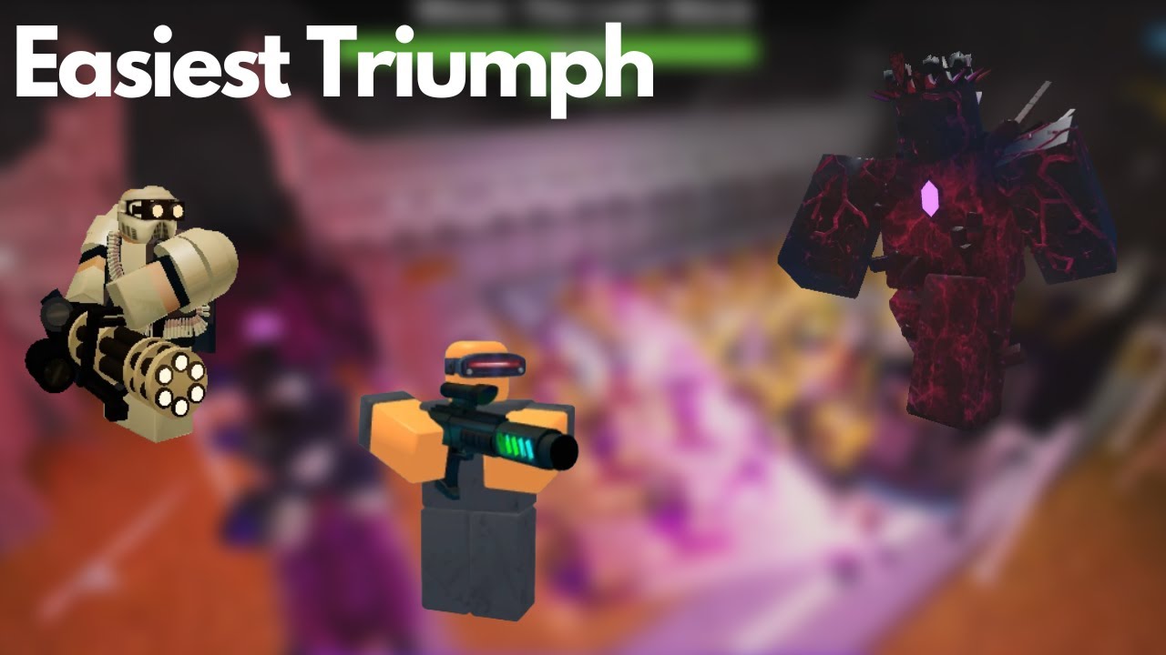 EASIEST TRIUMPH || Roblox Tower Battles - YouTube