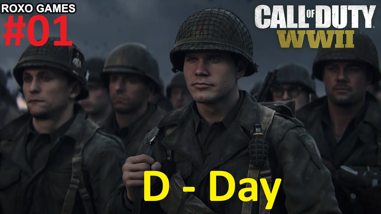 Call of Duty WW2 - Mission 1: D-Day [ COD WWII Part 1 D-Day Walkthrough ...
