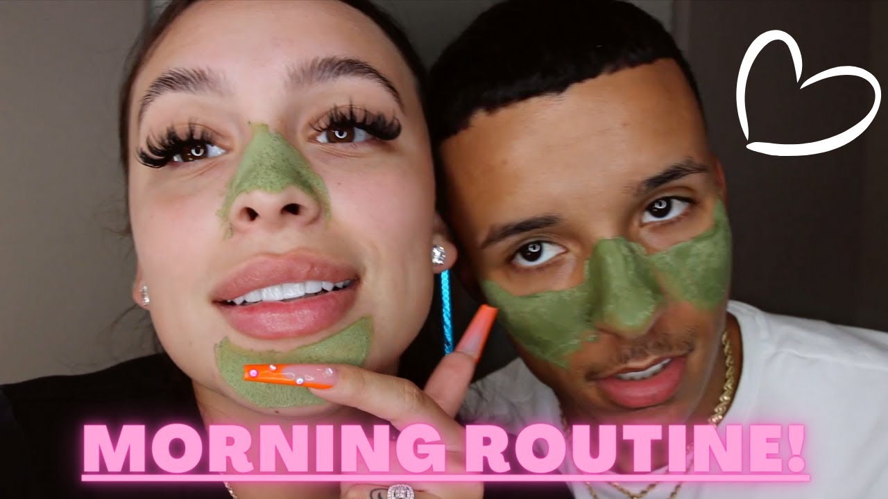 OUR UPDATED COUPLES MORNING ROUTINE! *Skincare* - YouTube