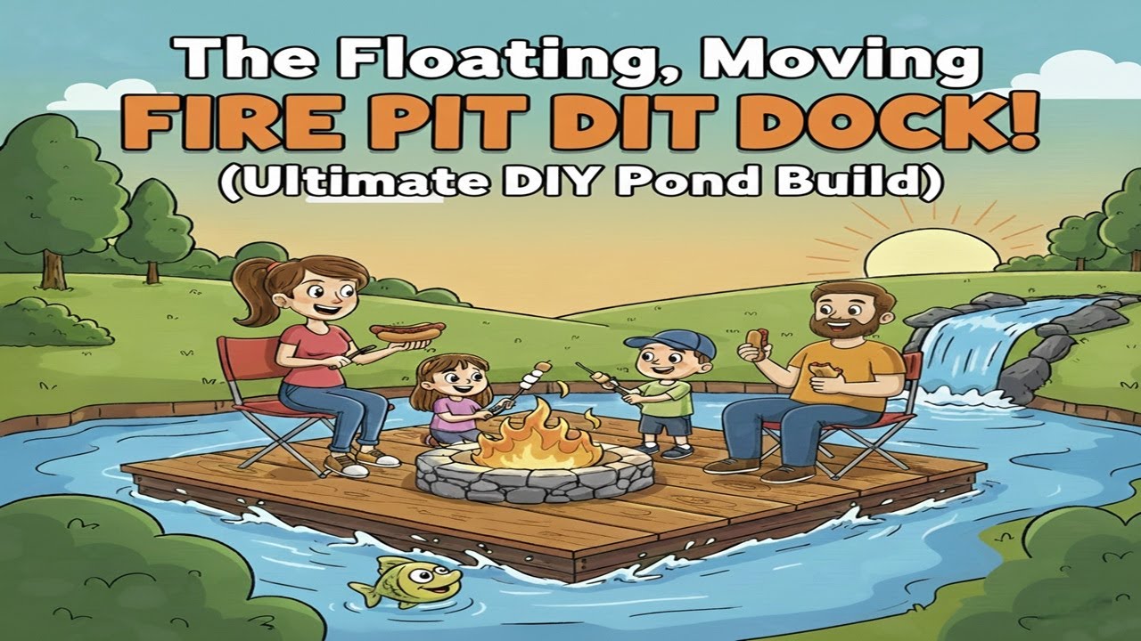 Floating Fun, FIRE PIT DOCK! - YouTube