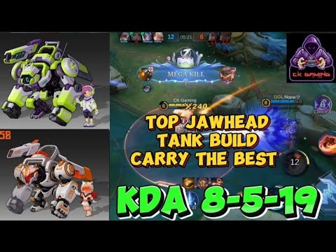 TOP JAWHEAD TANK BUILD CARRY THE BEST ~ Build Top 1 Global Jawhead 🔥🔥# ...