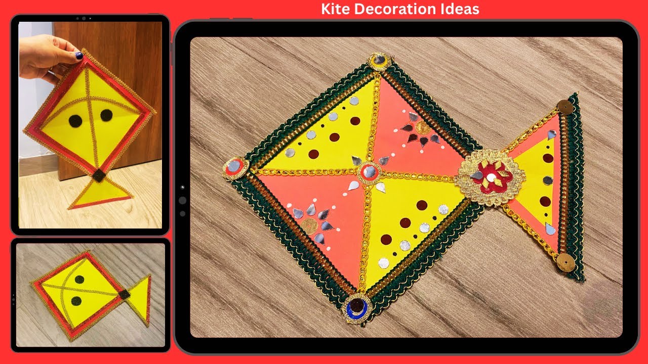 How to make kite | Kite decoration ideas | kite decoration ideas for ...
