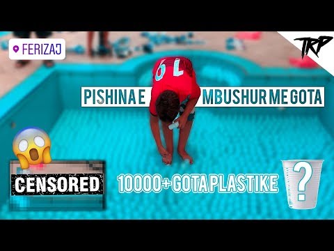 PISHINA E MBUSHUR ME GOTA PLASTIKE (EKSTREME) -Albanian challenge