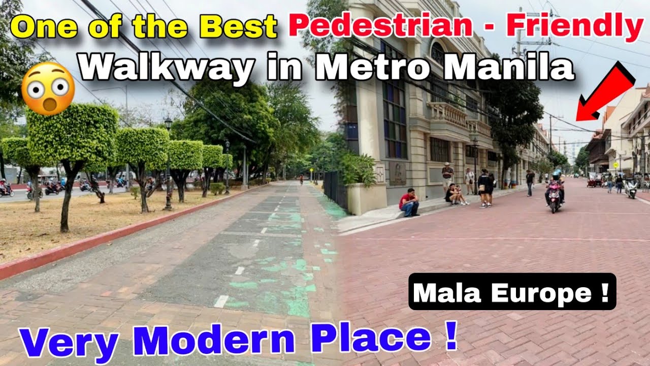 One of the Best Pedestrian - Friendly Walkways in Metro Manila ! Very ...