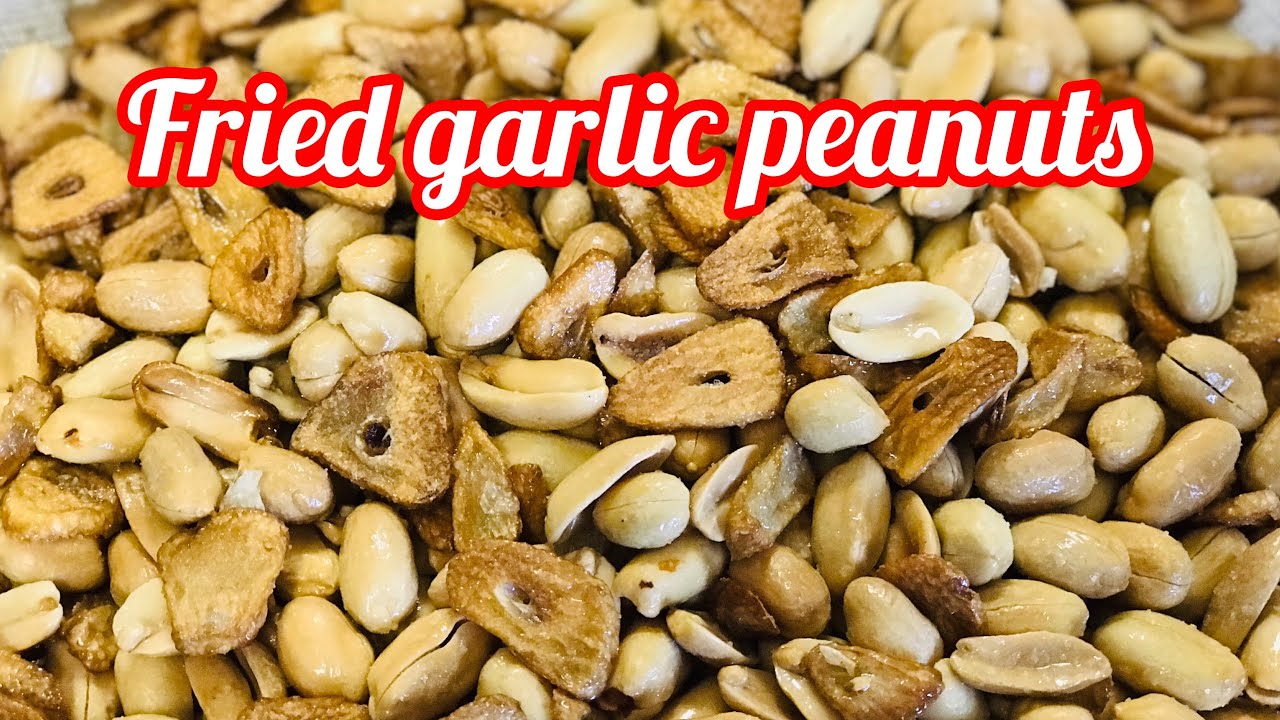 Pritong Mani, Fried Garlic Peanuts, Adobong Mani With Garlic . - YouTube