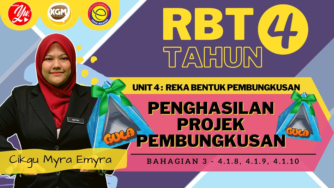 RBT TAHUN 4 : UNIT 4 REKA BENTUK PEMBUNGKUSAN Bhg 3 - YouTube