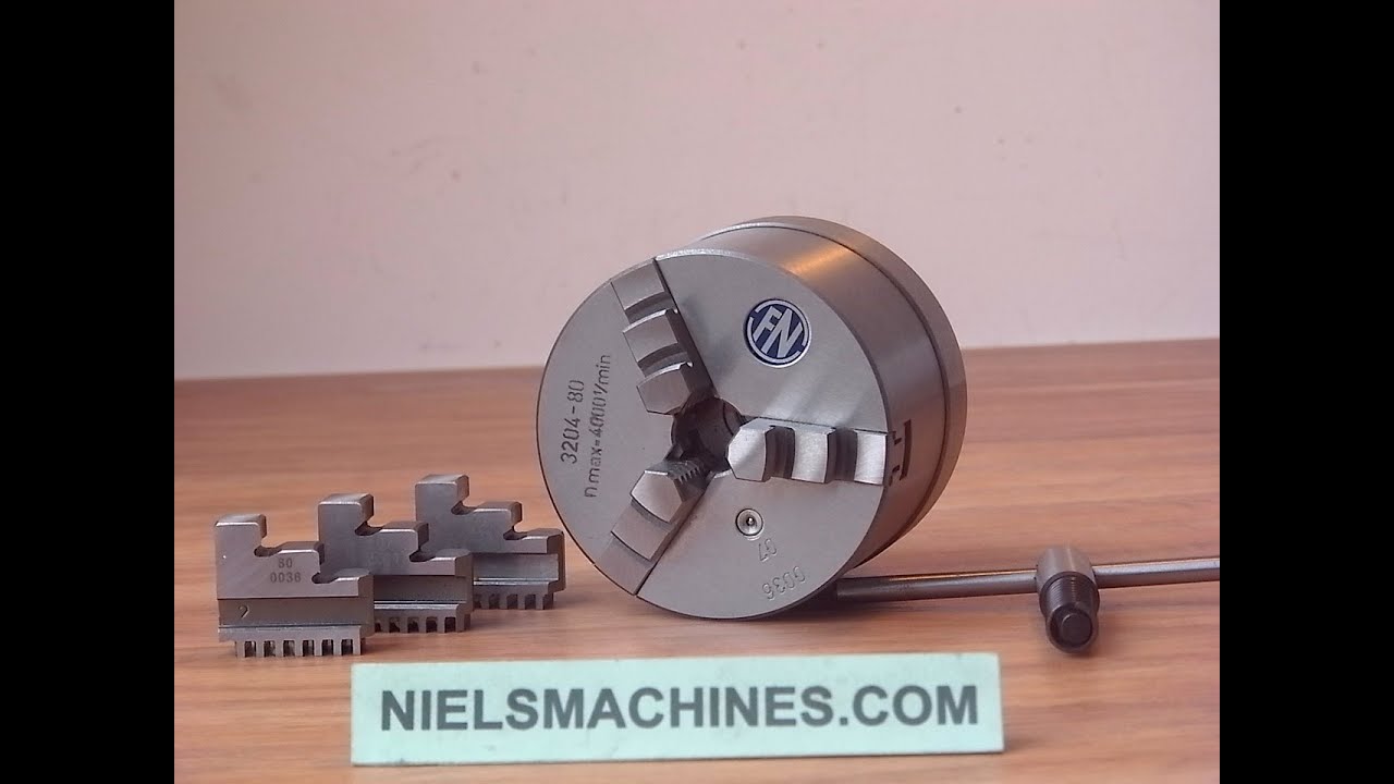 Schaublin 70 FN Niederhausen Swiss 3-Jaw Chuck - YouTube