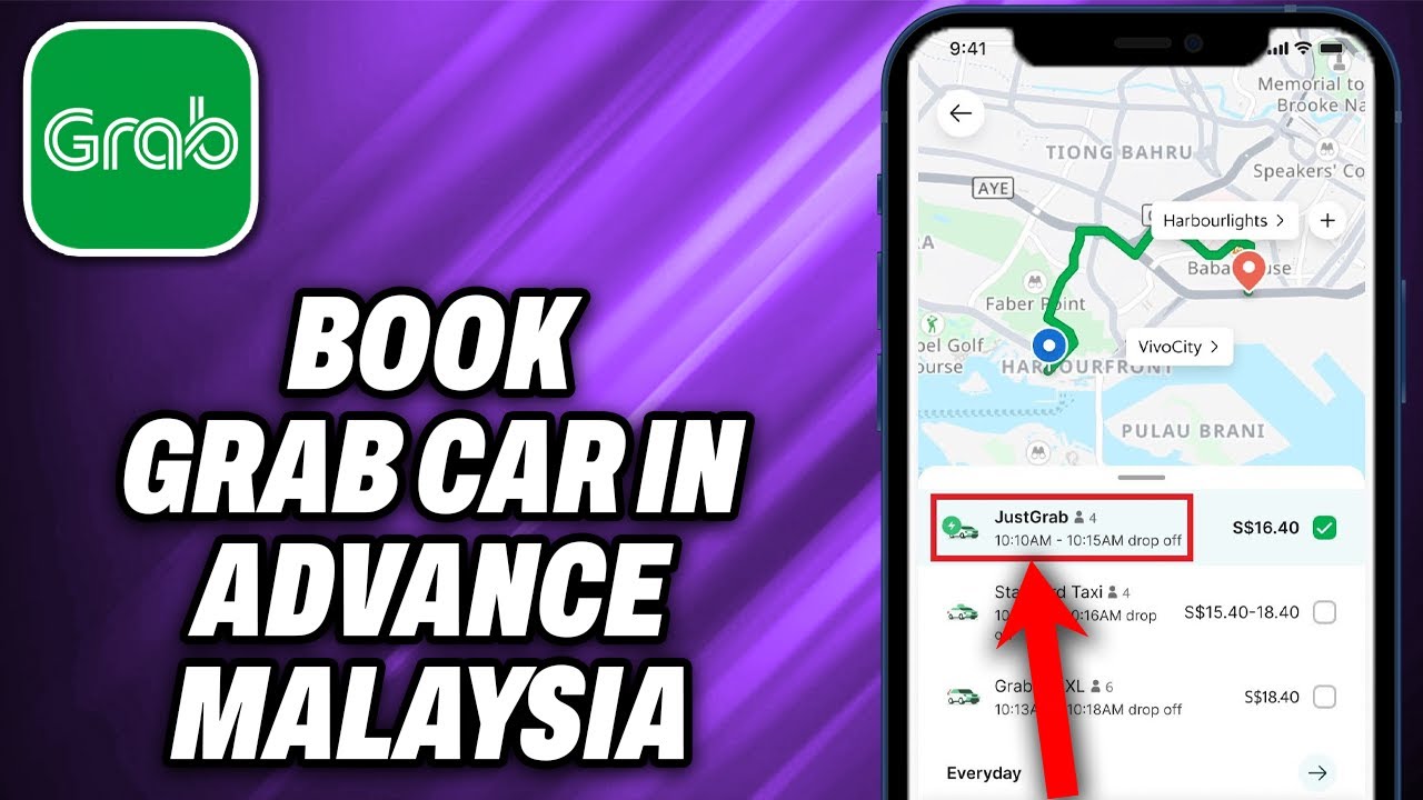 How To Book Grab Car In Advance Malaysia - YouTube