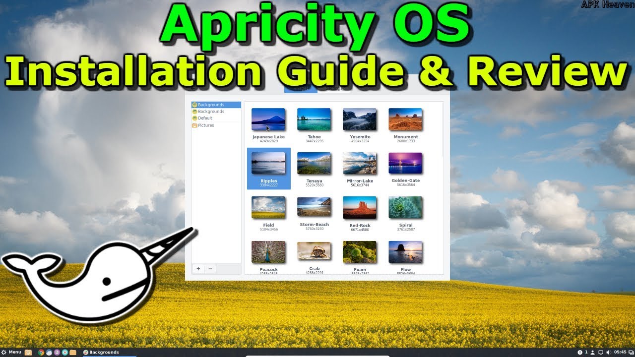 Apricity OS 2018 Full Installation Guide - YouTube