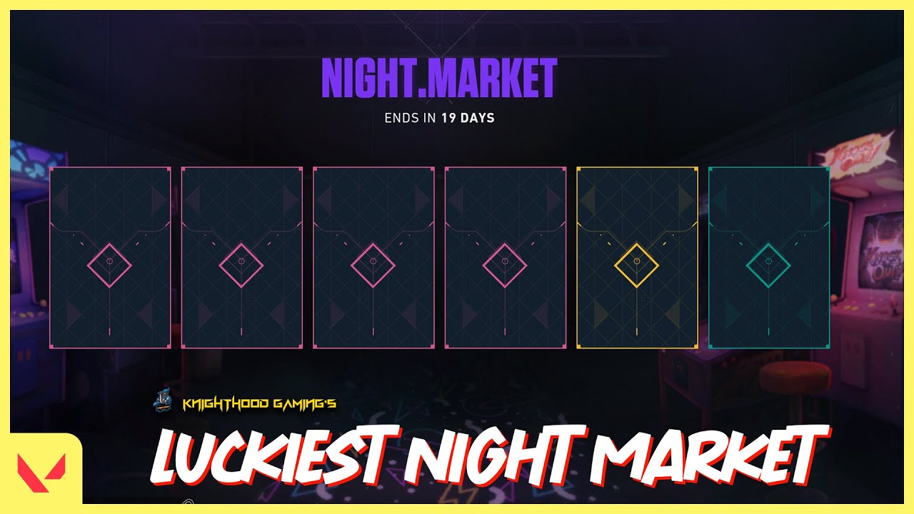 Luckiest Night Market in Valorant!? | Valorant India | Knighthood ...