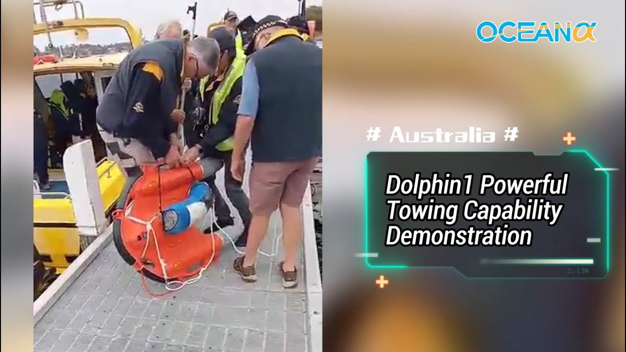 Dolphin1 Towing Capability Demonstration in Melbourne, Australia - YouTube