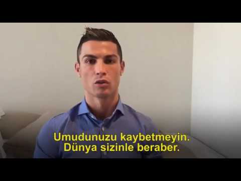 Cristiano Ronaldo'dan Suriyeli Çocuklara Mesaj