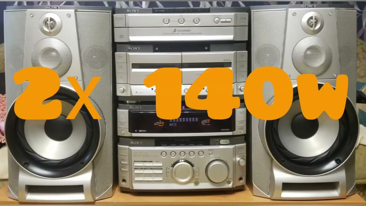 sony mhc w777 av - YouTube