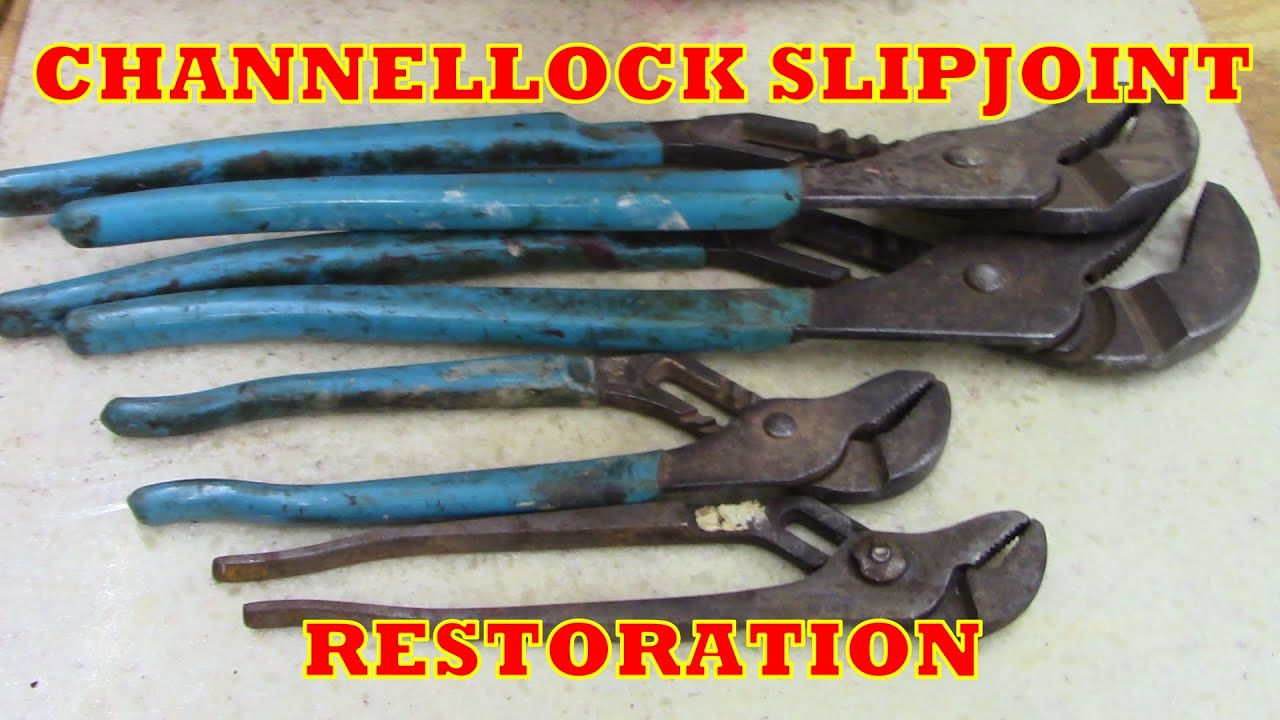 Channellock slip joint restoration. - YouTube