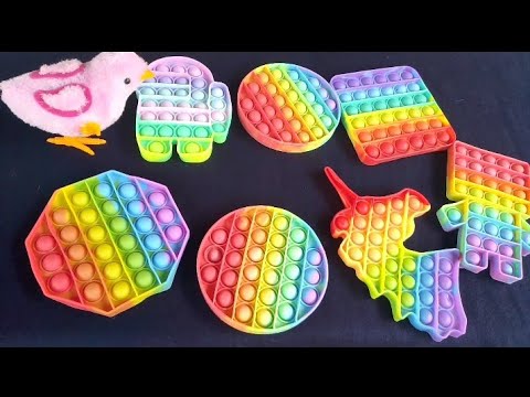 Popping pop it fidget||satisfying video pop it||asmr - YouTube