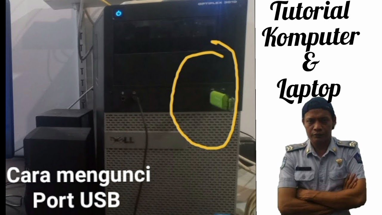 Tutorial mengunci Port USB Pada Komputer Atau Laptop - YouTube
