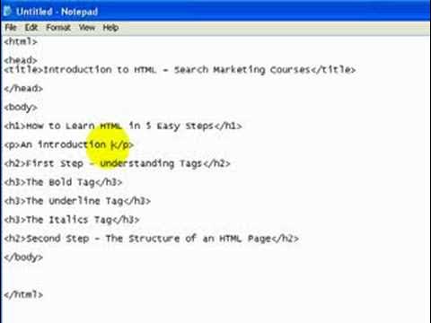 HTML Tutorial Part 4 - HTML Paragraph Tags - YouTube