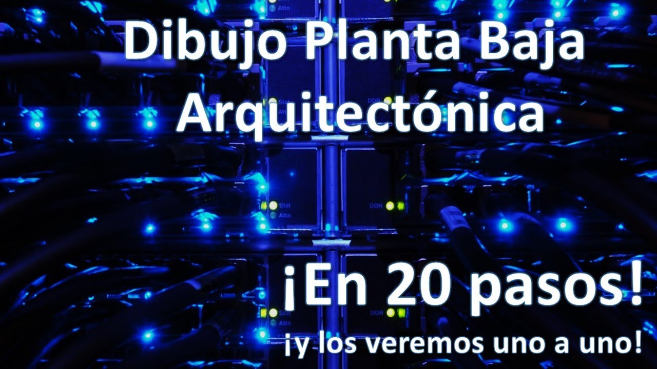 Dibujo de una Planta Arquitectónica con AutoCAD, en 20 pasos - YouTube