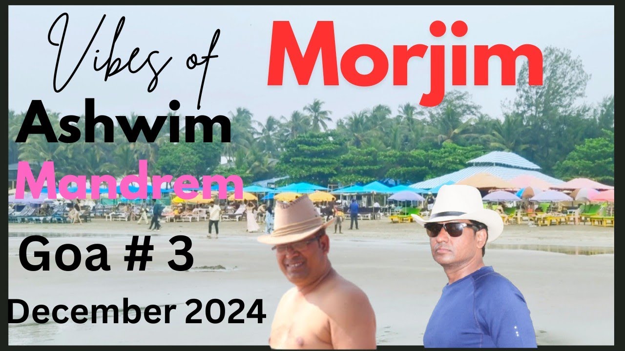 morjim beach goa - YouTube