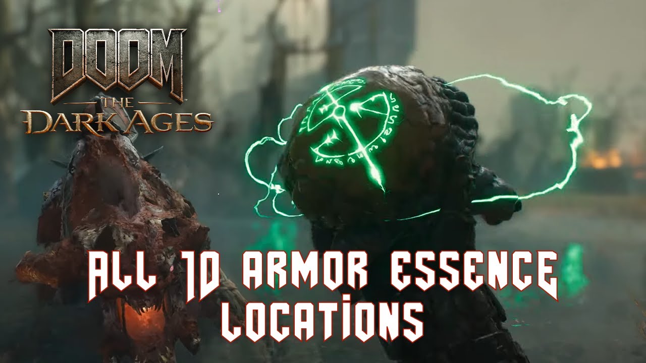 Doom The Dark Age walkthrough - All 10 armor essence locations ...
