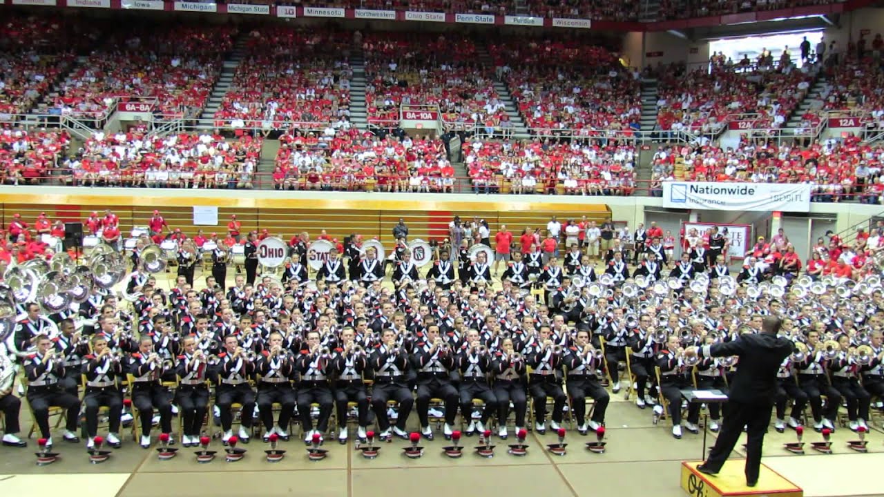 OSUMB Plays Navy Hymn and Slow Fight Song at the Skull Session 9 7 2013 ...