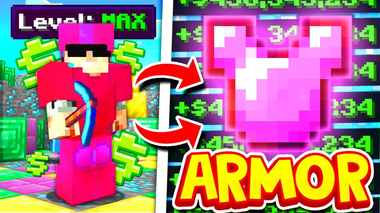 Craft this INSANE ARMOR to BECOME RICH in MINECRAFT: PRISONS ...