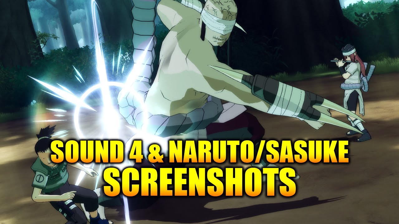 Naruto Shippuden Ultimate Ninja Storm 4 - Sound 4 And Naruto vs Sasuke ...