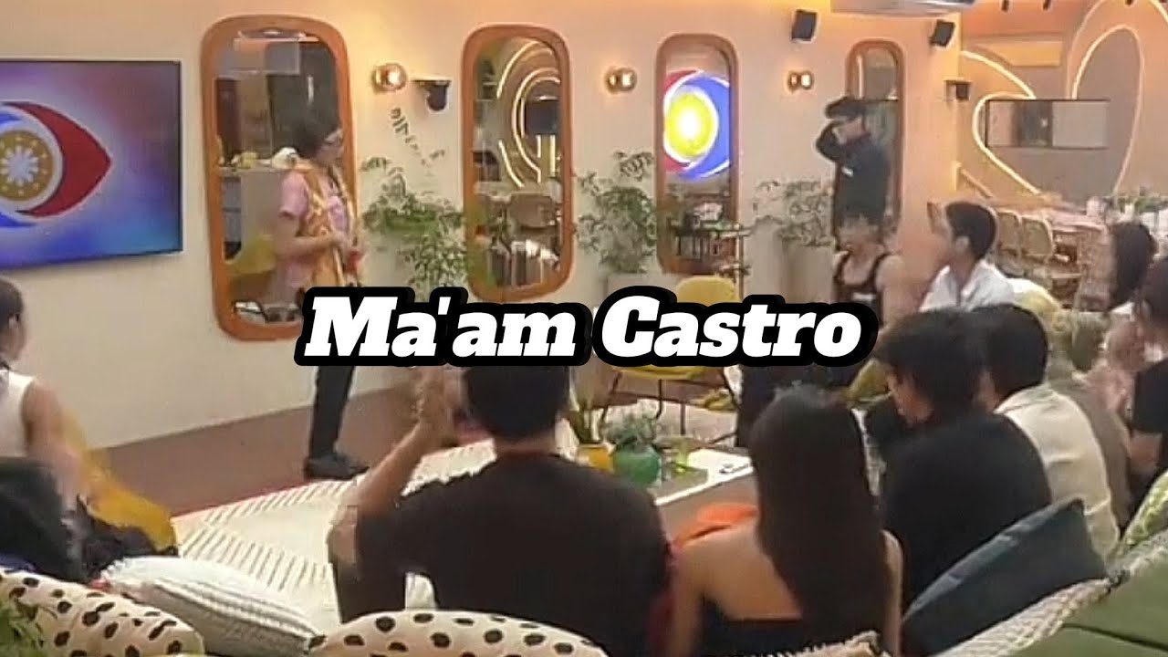Ma'am Castro, ang bagong housemate. Grabeng ganap! |PBB Collab [Full ...
