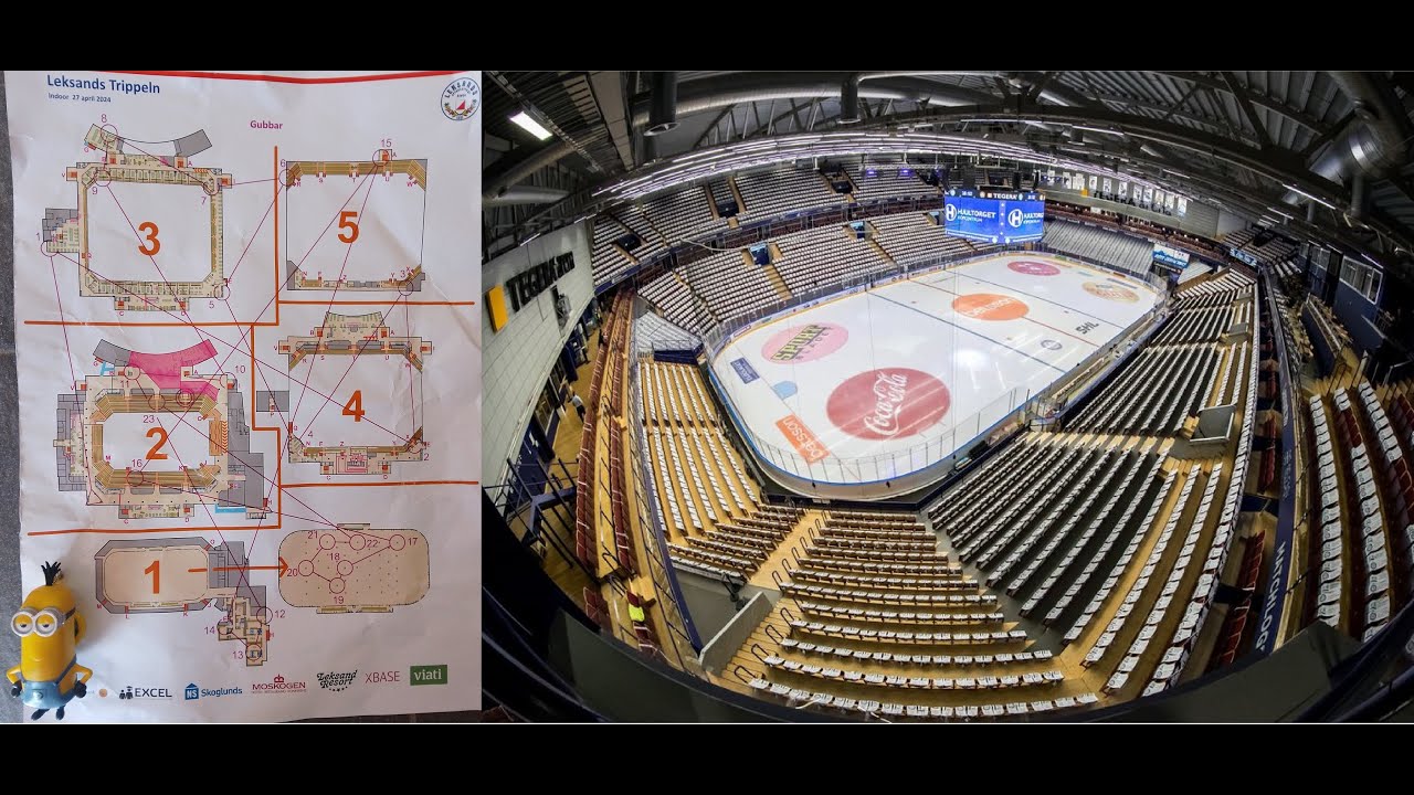 Leksands Trippeln Stage 2 Indoor Orienteering Tegera Arena Leksand, 27 ...