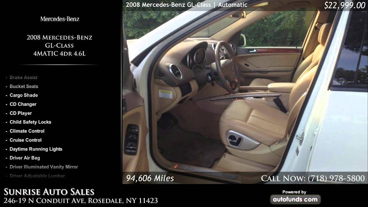Used 2008 Mercedes-Benz GL-Class | Sunrise Auto Sales, Rosedale, NY ...
