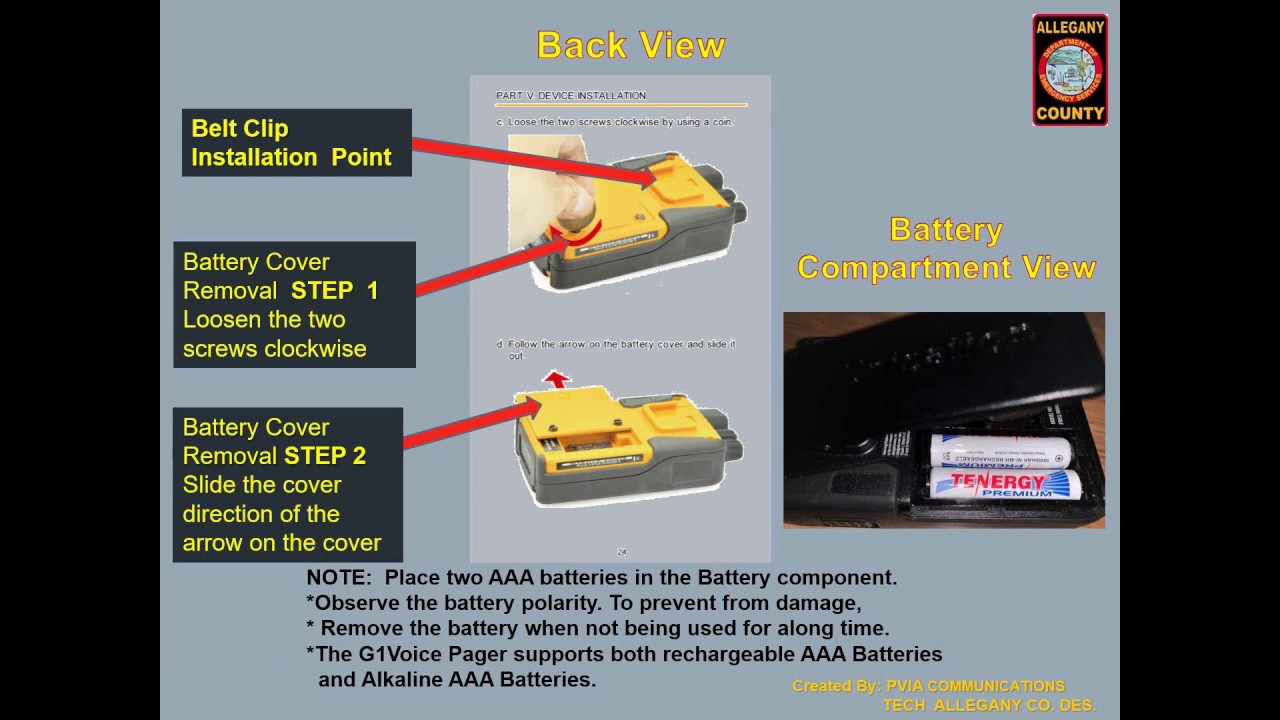 Allegany County DES Fire-EMS Pager and Alerting Device Training - YouTube