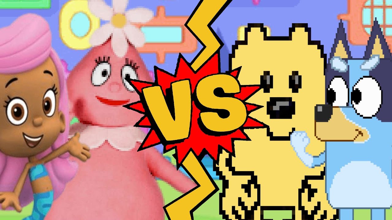 M.U.G.E.N Battles | Foofa/Molly vs Bluey/Wubbzy - YouTube