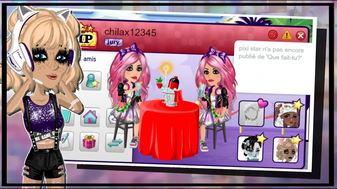 ELLE SE TRANSFORME EN PIXI STAR SUR MSP - YouTube