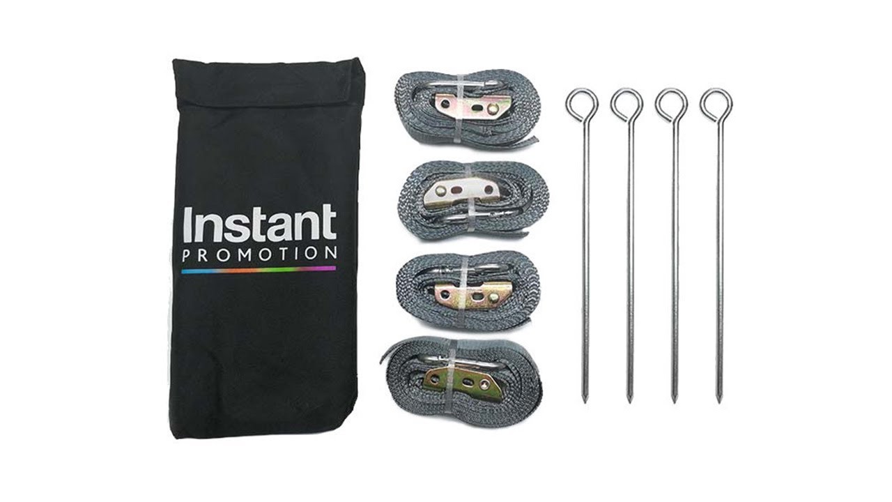 Tent Tie Down Kit @ Instant Promotion Inc - YouTube