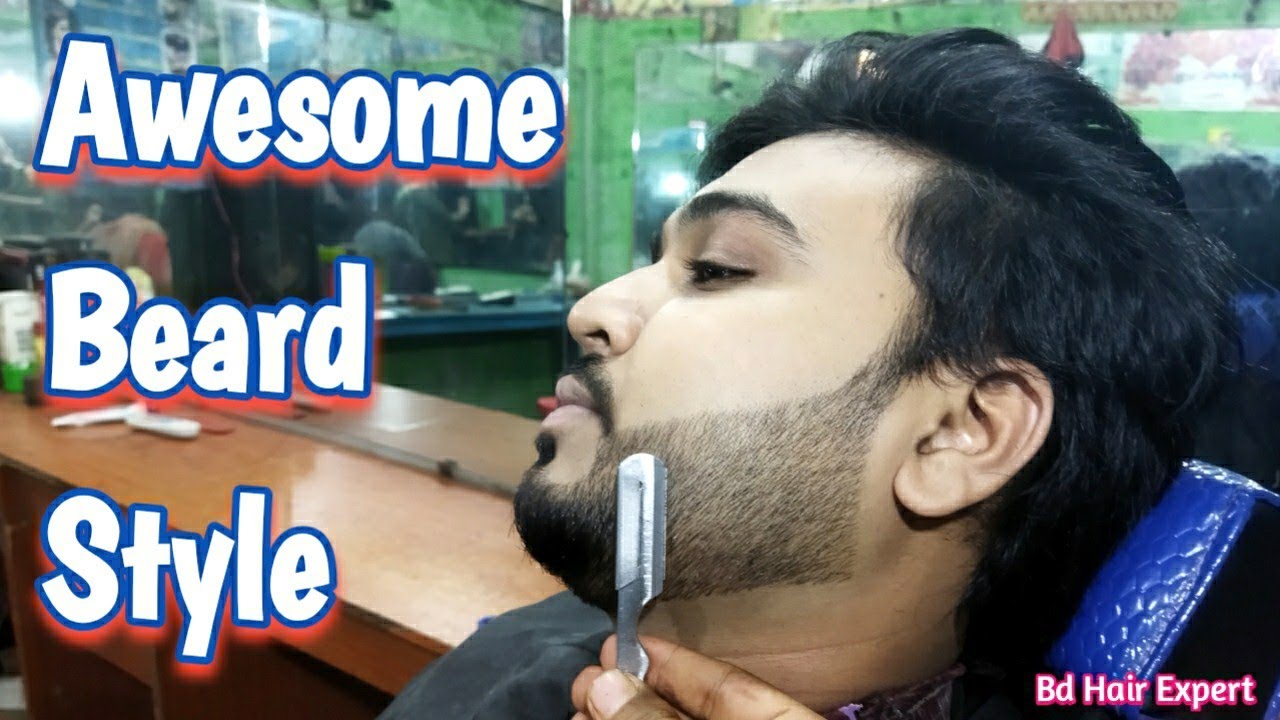 Smart Look Beard Style/Young BEARD Cutting /দাড়ি কটিং - YouTube