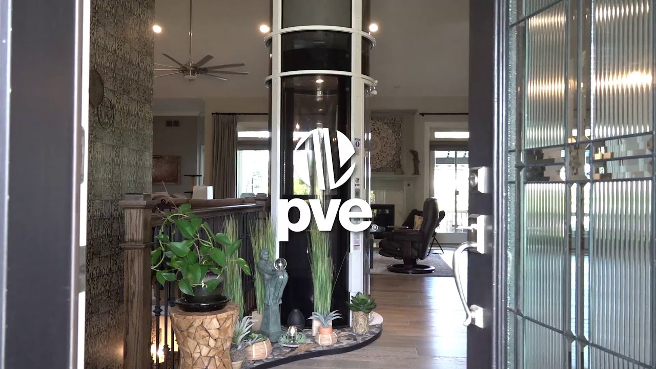 Instalación de un ascensor neumático PVE en un hogar particular - YouTube