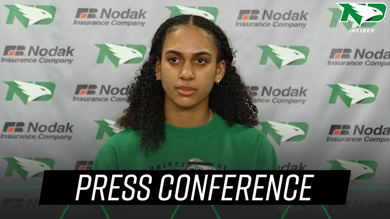 UND Women's Basketball | Kiera Pemberton Weekly Press Conference | 1.10 ...