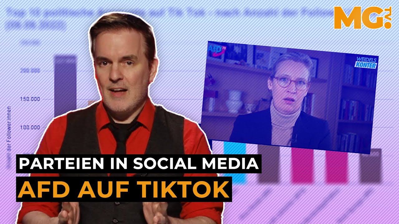 Politische Parteien auf TIK TOK: Spitzenreiter ist die AFD - YouTube